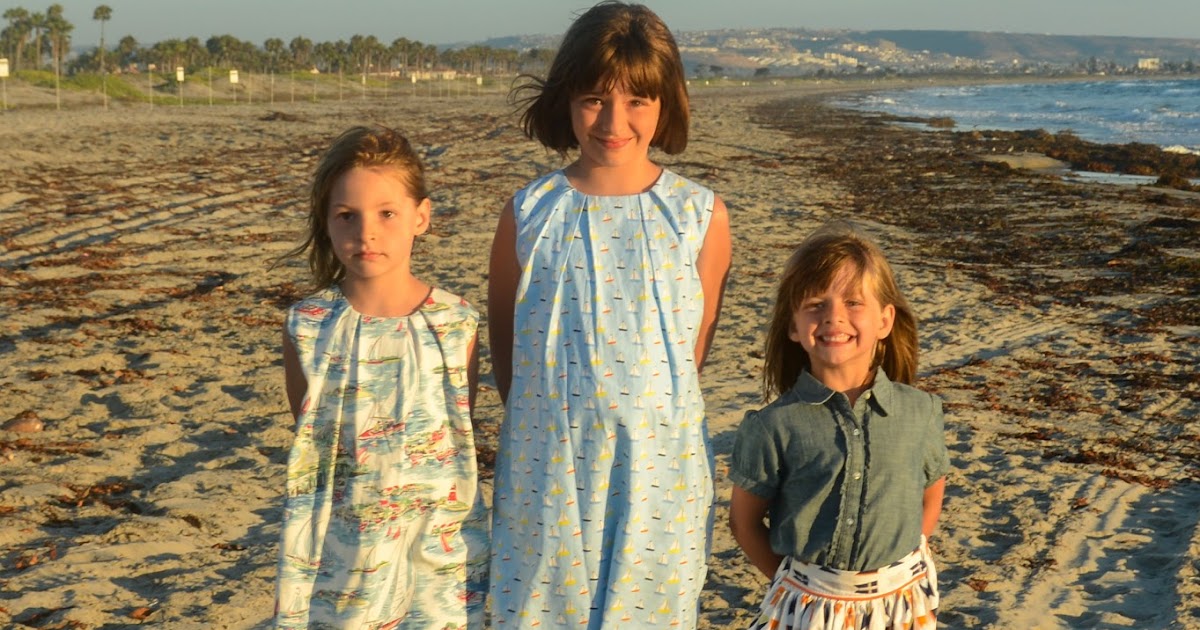 Aesthetic Nest: Sewing: Nautical Dresses and a Pretty Piped Skirt ...