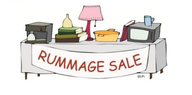 Rummage Sale 10/11/18 & 10/12/18