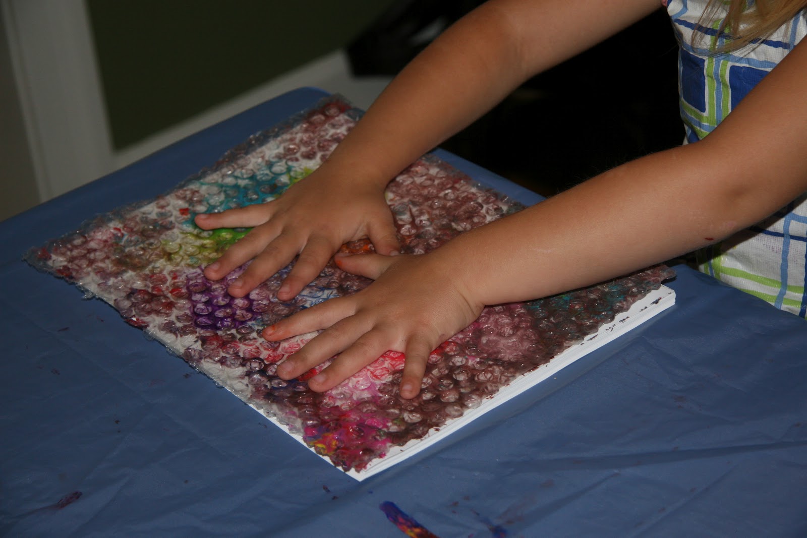 Pinspired: Bubble Wrap Art