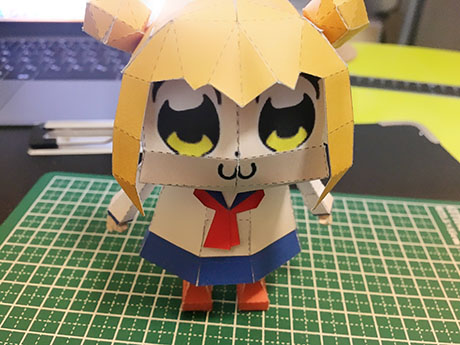 Pop Team Epic: Popuko Papercraft | Paperized Crafts