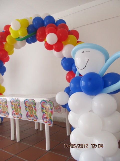 Como hacer angelitos con globos - Imagui