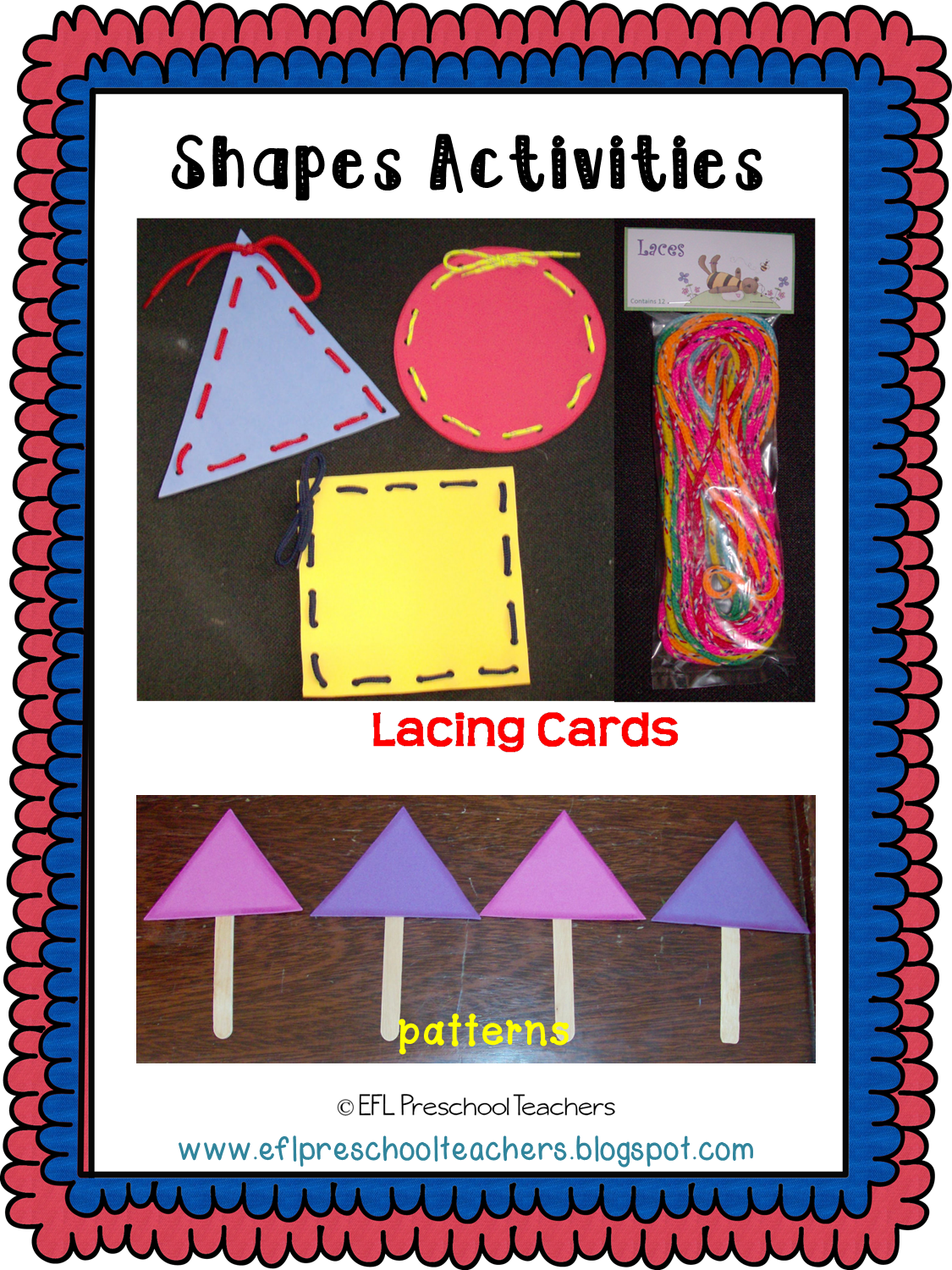 ESL/EFL Preschool Teachers: Shape Worksheets for Preschool ELL