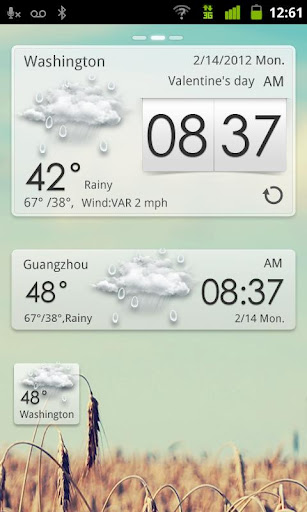 Go Weather EX v2.3 For Android User | Cellphone Gallery