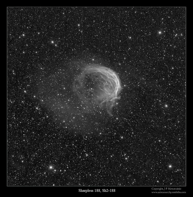Astro Anarchy: A new photo, Sharpless 188 (Sh2-188) in Cassiopeia