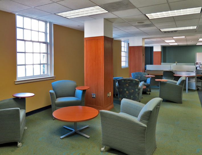 KSA Interiors: VCU Tompkins McCaw Library - Multimedia Collaboration Center