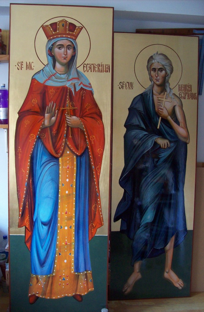 ICOANA taina si culoare: Sfanta Mucenica Irina si Sfanta Cuvioasa Maria ...