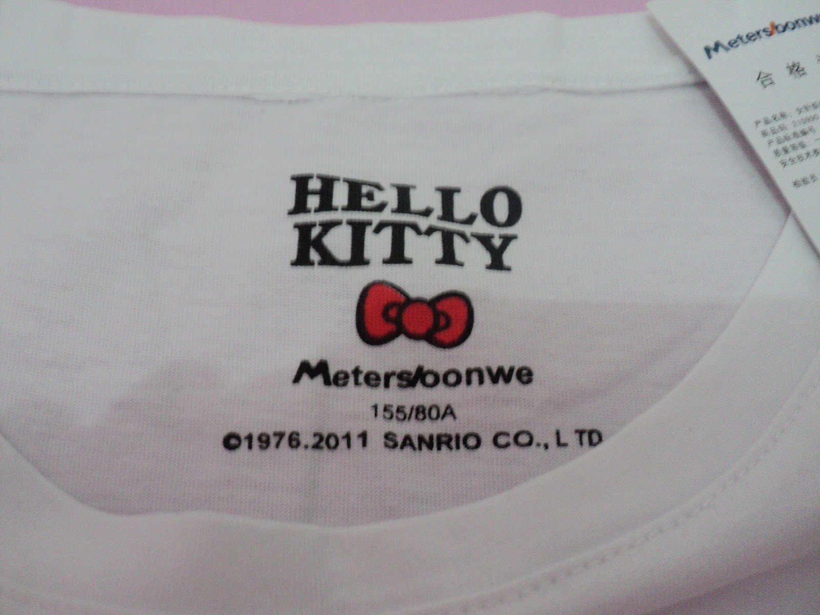 Kaos Hello Kitty "Barcode White" : Toko Online Hello Kitty Figure ...