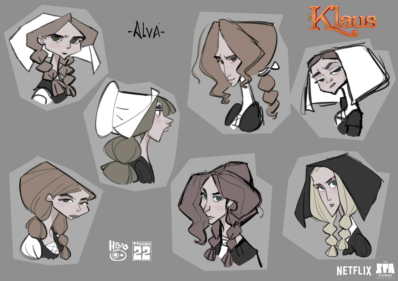 Living Lines Library: Klaus (2019) - Character Design