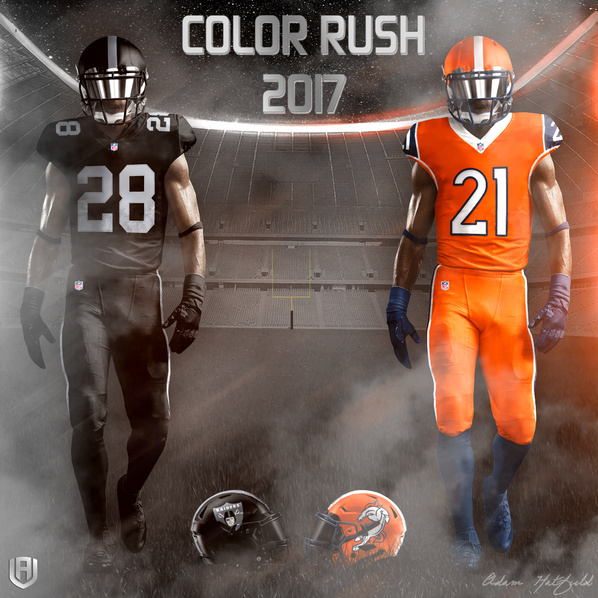 Design: Adam's Take On NFL Color Rush 2017 | Touchdown Europe