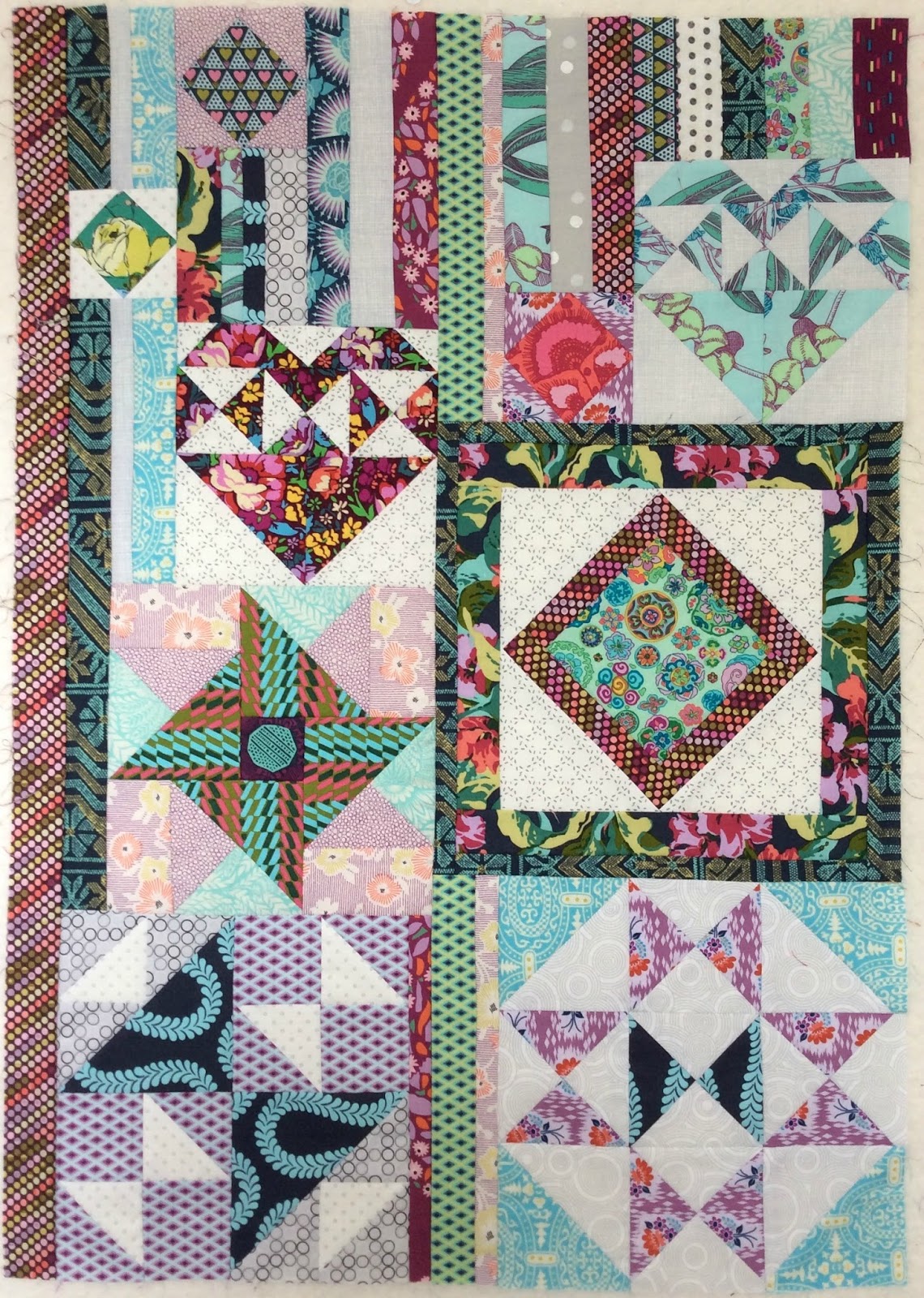 Jaffa quilts: Gypsy Wife:Section 10