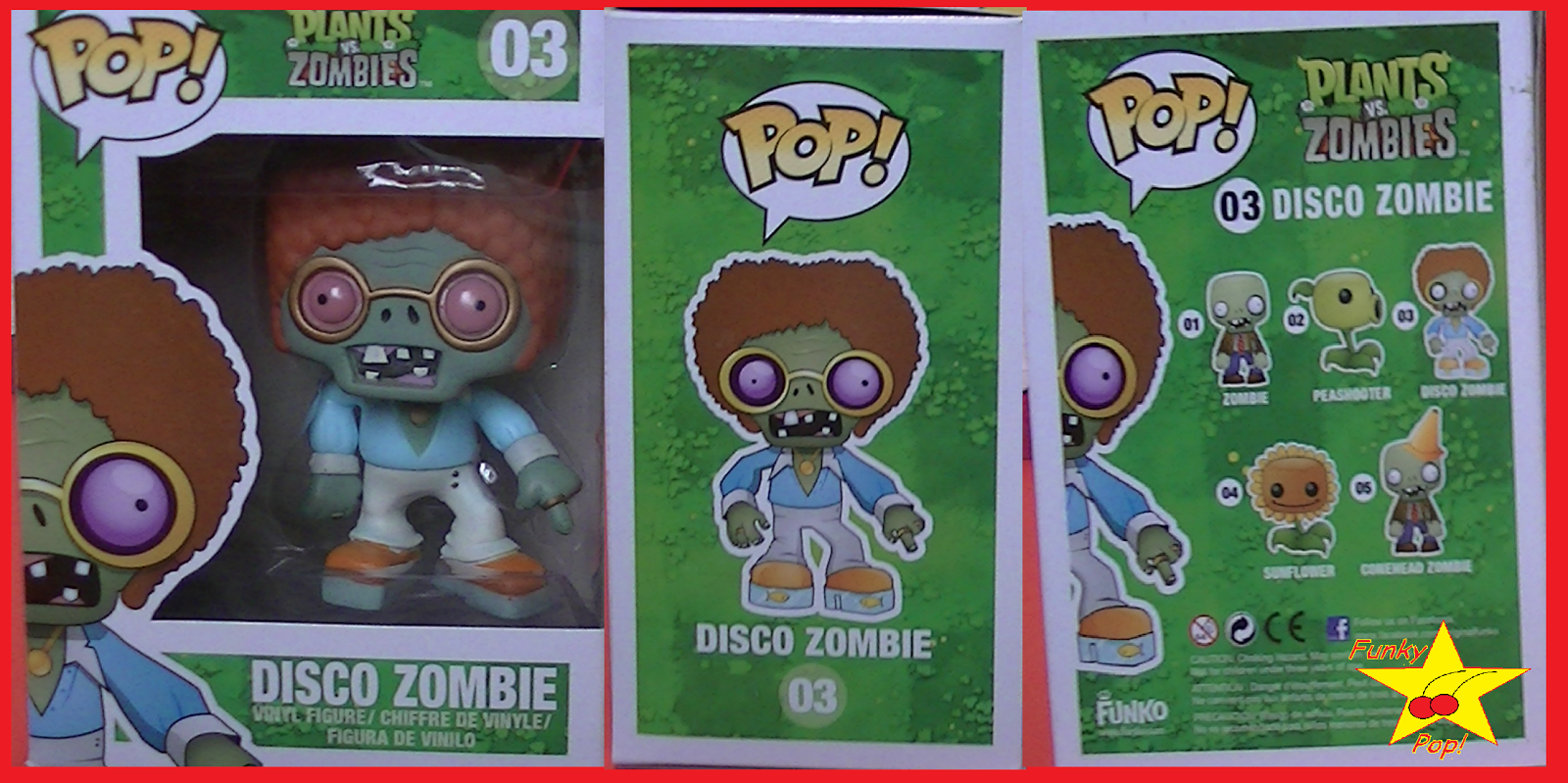 Funky Pop! Funko figures.: 03 Disco Zombie