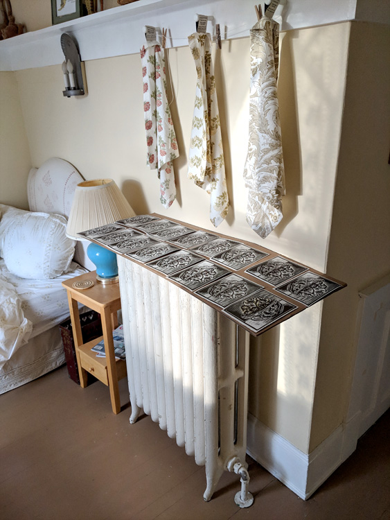 Nessy Designs: Walnut Linocut Print