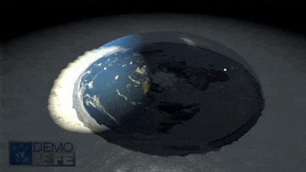 Flat earth gif - pokblu