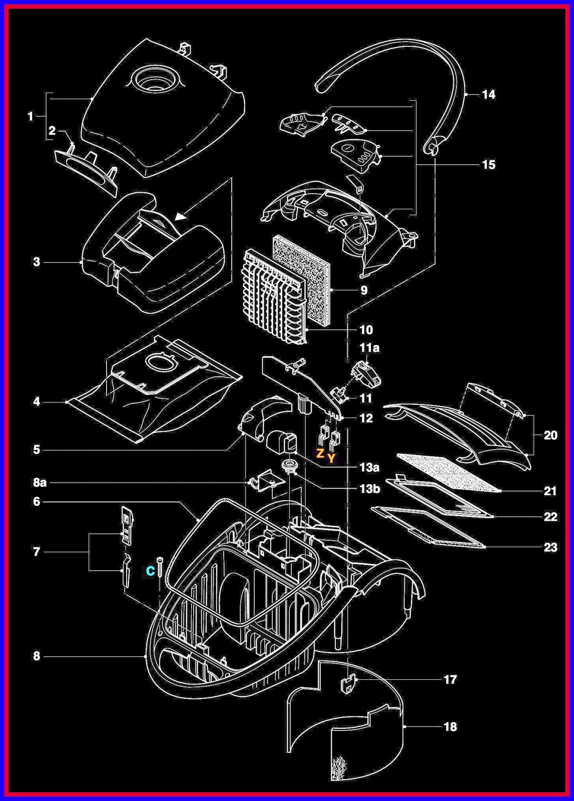 ELECTRONIC EQUIPMENT REPAIR CENTRE : PHILIPS SPECIALIST VACUUM CLEANER ...