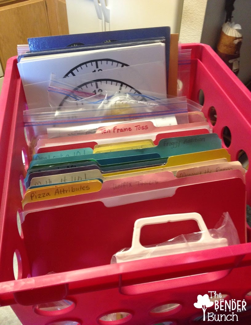 The Bender Bunch: Best Ever TpT Center Storage