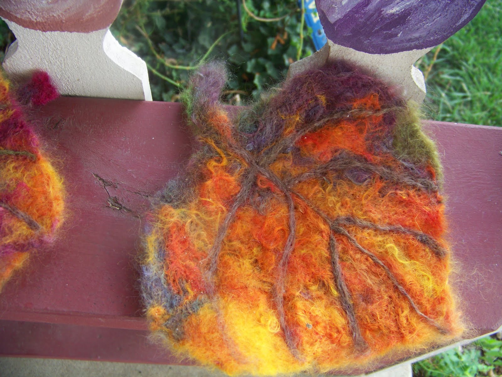 I'll Pour: Felted Fall Leaves