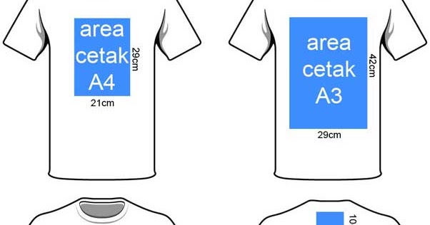 AREA CETAK GAMBAR/DESAIN CETAK KAOS DTG SABLON SATUAN | CETAK KAOS ...