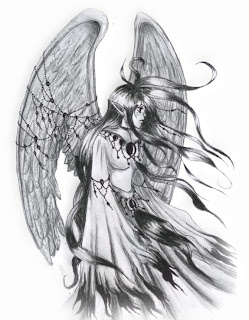 tatuaż - wzory tatuaży: tatuaże wzory anioły