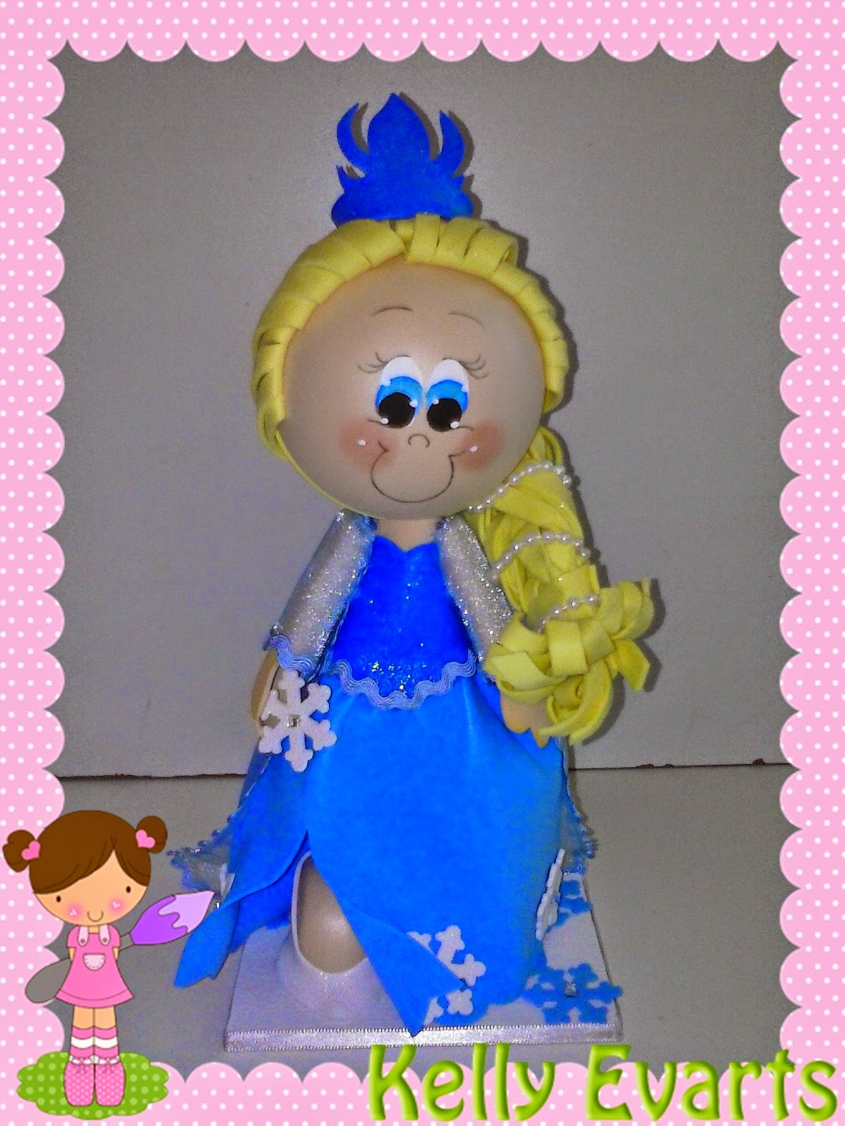 Kelly Evarts: FROZEN - ANA E ELSA EM EVA