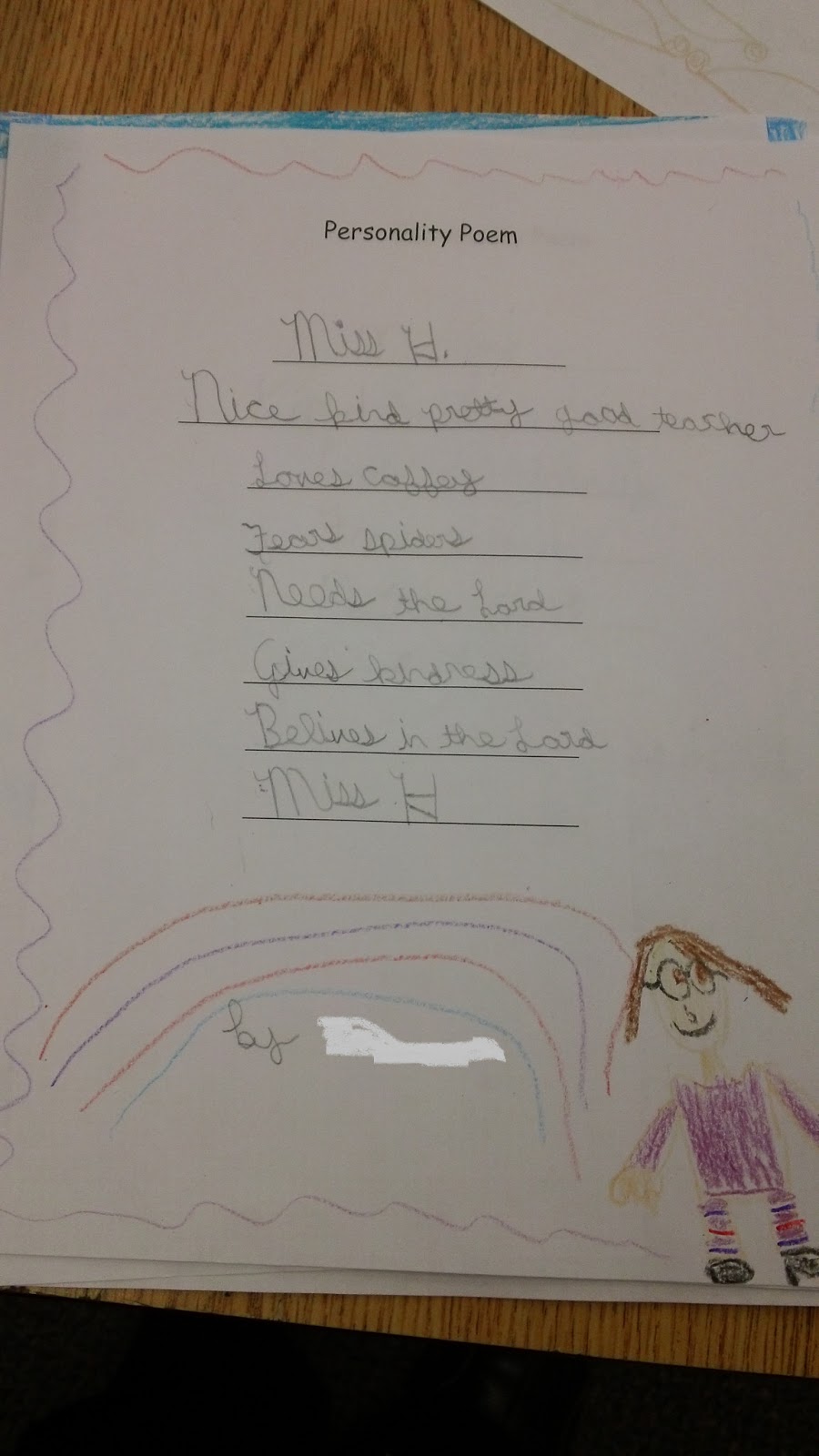 Crayons & Pencil Shavings: Personality Poems