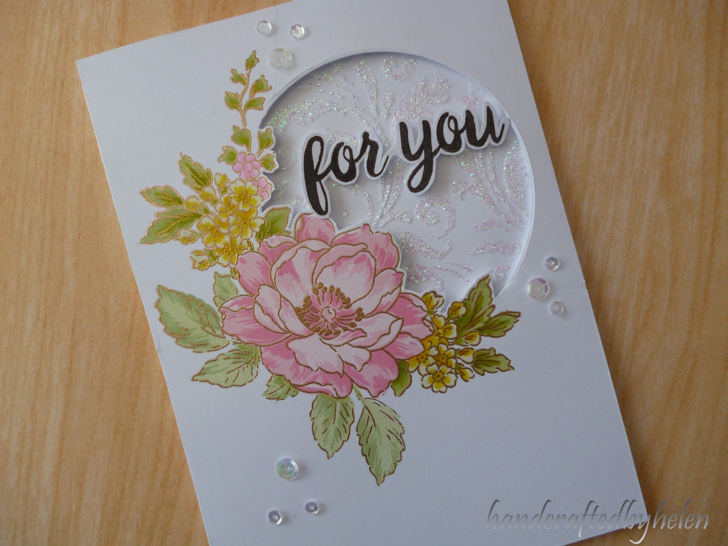 Handcrafted by Helen: A beautiful day card