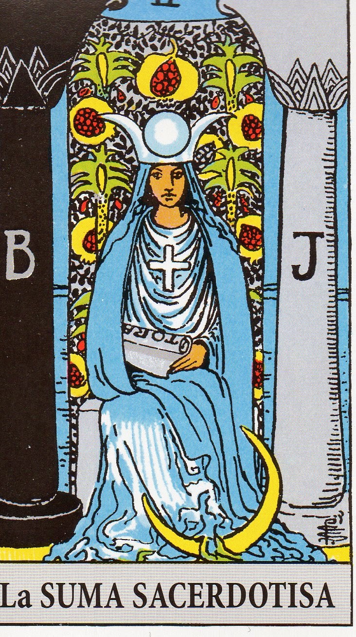 Caldero Mágico: Arcano Mayor - II La Suma Sacerdotisa - Rider Waite