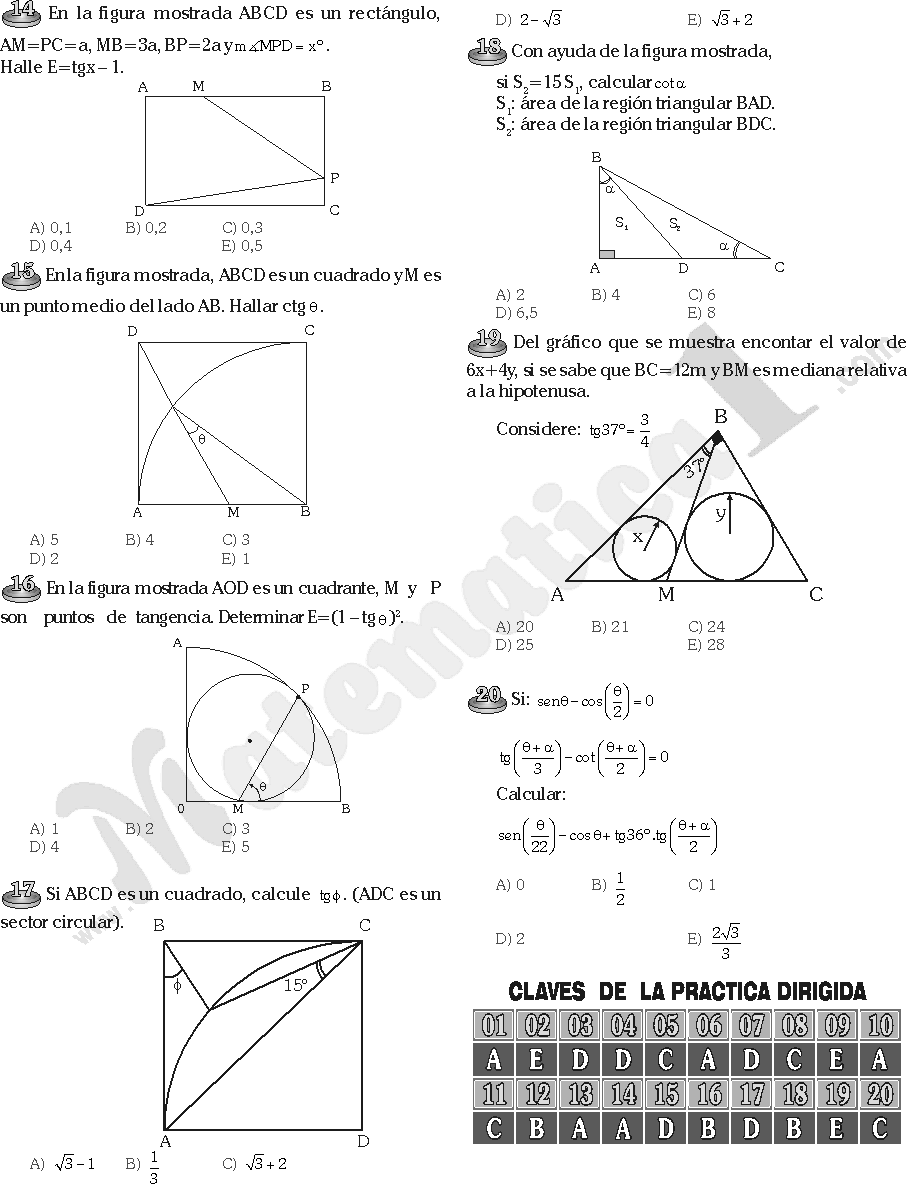 RESOLUCION DE TRIANGULOS RECTANGULOS PROBLEMAS RESUELTOS PDF
