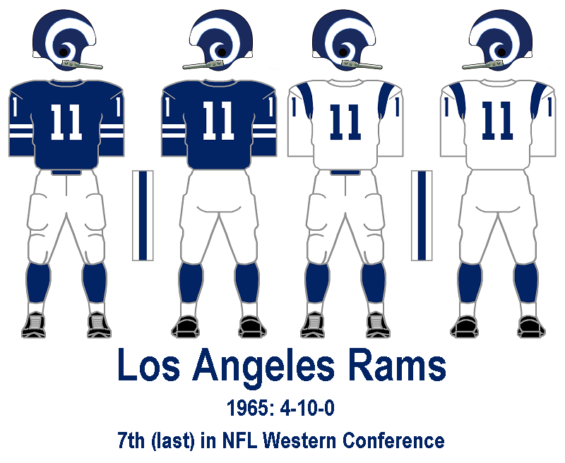 Bill's Update Blog: 1964-65 Los Angeles Rams
