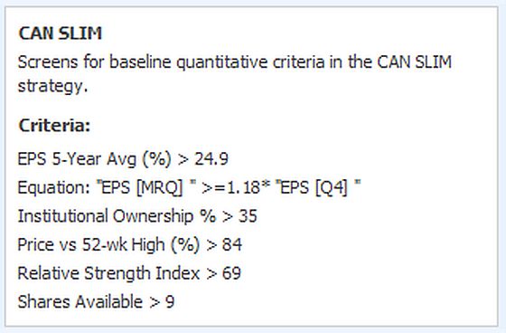 Financial & Stock ideas for Investors: CANSLIM : One of the best method ...