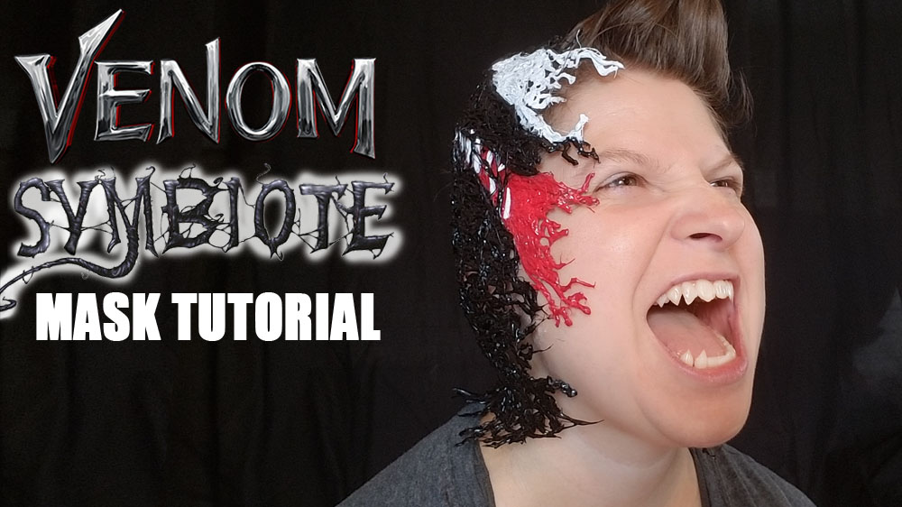 Le blog d'evy: How To Make VENOM SYMBIOTE TRANSFORMATION MASK! Easy and ...