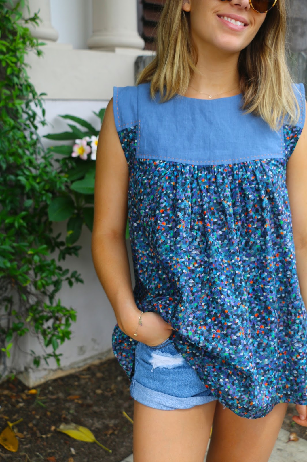 Modified Linen/Liberty Alice Top | Sew Tessuti | Bloglovin’