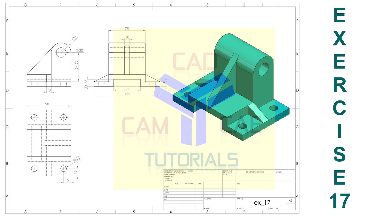 CAD CAM CAE TUTORIALS: 2D DRAWINGS || BEGINNER's TUTORIALS