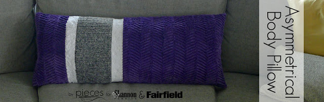 Pieces by Polly: Asymmetrical Body Pillow with Cuddle® Fabric - Free ...