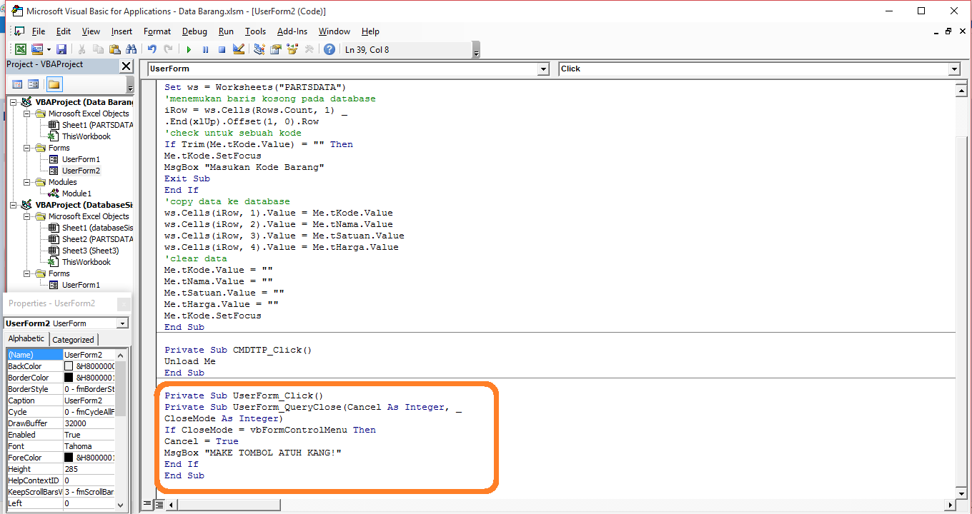 MEMBUAT FORM ISIAN DATA SEDERHANA pada Ms. EXCEL | Novandha Putri