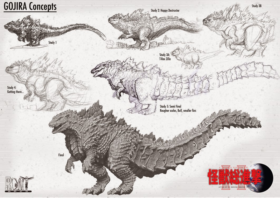 Kaiju Battle: SATURDAY SHOWCASE : Concept Kaiju Art By Elden Ardiente ...