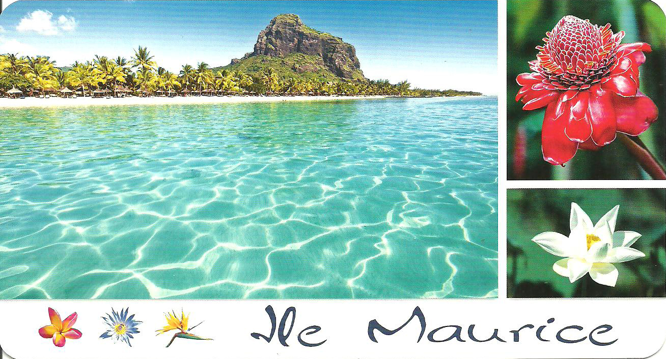 Collecting postcards from all around the world: Le Morne, Mauritius
