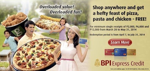 BPI Credit Cards & Greenwich Promo from April to July 2014! - Write ...