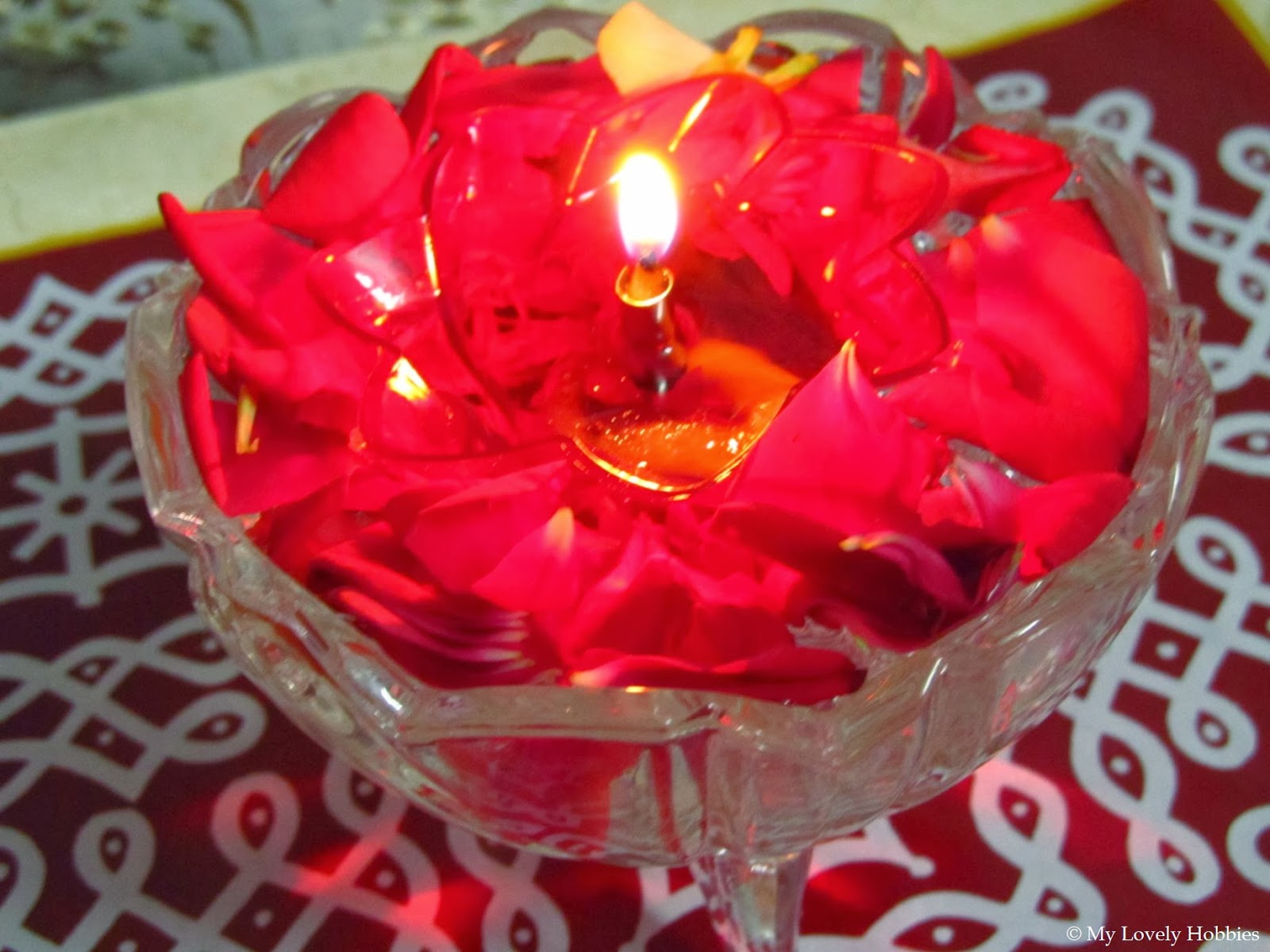 My Lovely Hobbies: Diya decoration