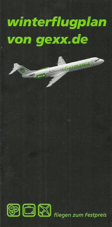 Airline memorabilia: Gexx (Germania Express) (2004/2005)