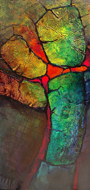 Mixed Media Artists International: "Glowing Stones" mixed media ...