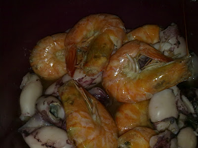 UDANG MASAM MANIS & KERABU PAUH SEAFOOD & SIAKAP KUKUS ALA SIAM | MAMA ...