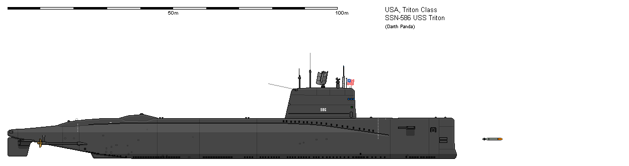 WARSHIPSRESEARCH: American nuclear radar picket submarine USS Triton ...