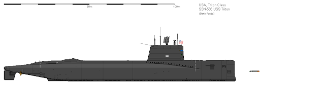 WARSHIPSRESEARCH: American nuclear radar picket submarine USS Triton ...