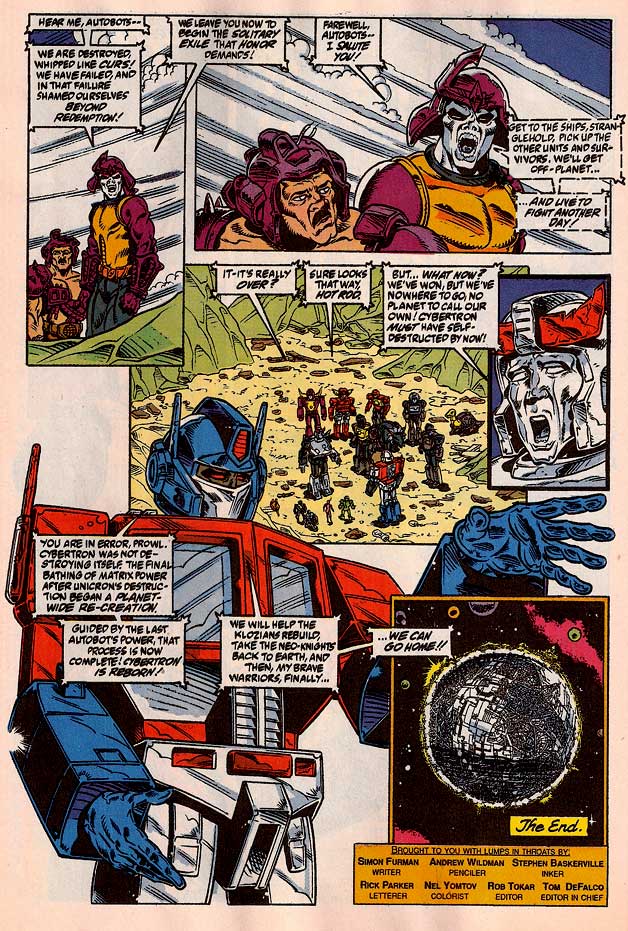 The Transformers (Marvel Comics) - Transformers Marvel Comics