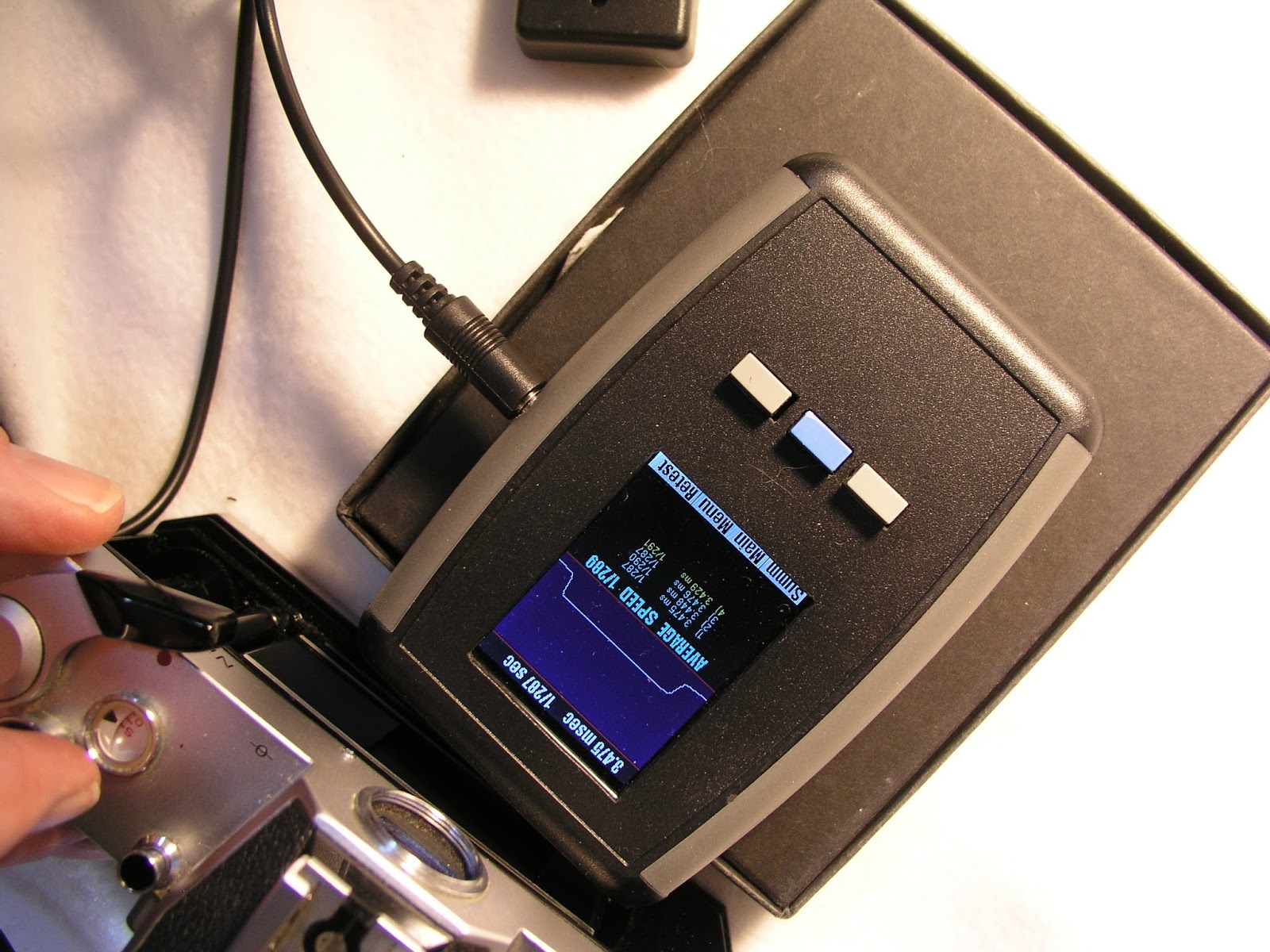 Random Camera Blog: Testing the Phochron XA Shutter Tester!