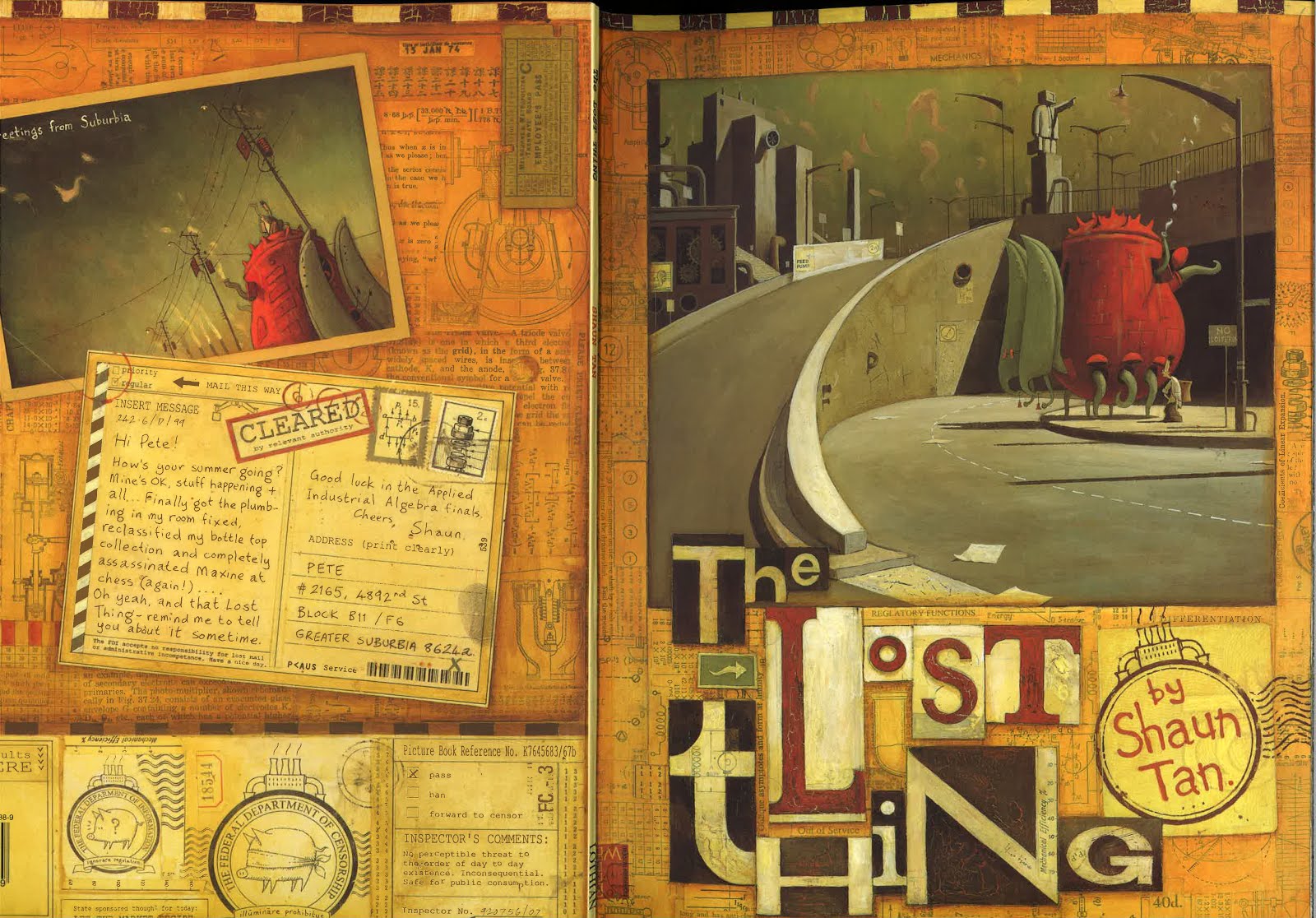 honours year project: Case Study: Shaun Tan, The Lost Thing