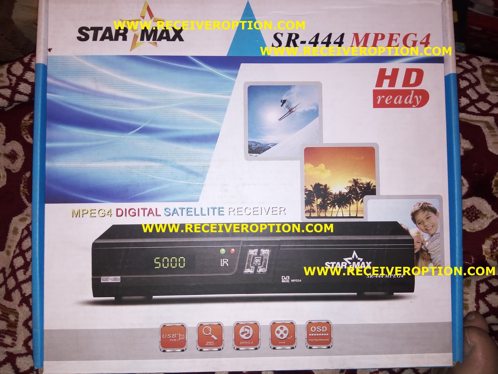 STAR MAX SR-444 MPEG4 RECEIVER BISS KEY OPTION - How To Enter Biss key ...