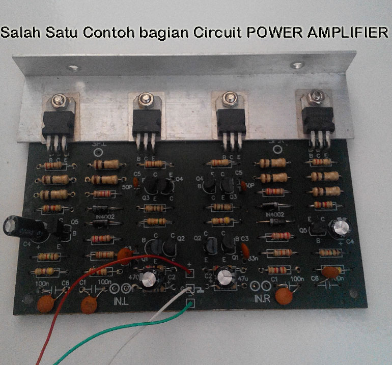 Bagian Power Pada Amplifier atau Sound System - Belajar Audio Musik