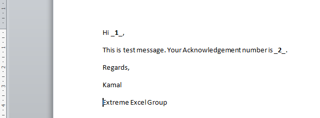Excel Talk Xtremeexcel Excel Macro To Send Emails Using Template In Ms Word