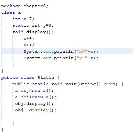 How to use static keyword in java Programming . - Sajib313